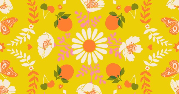 Juicy by Melody Miller for Ruby Star Society - Poppy Garden Golden Hour